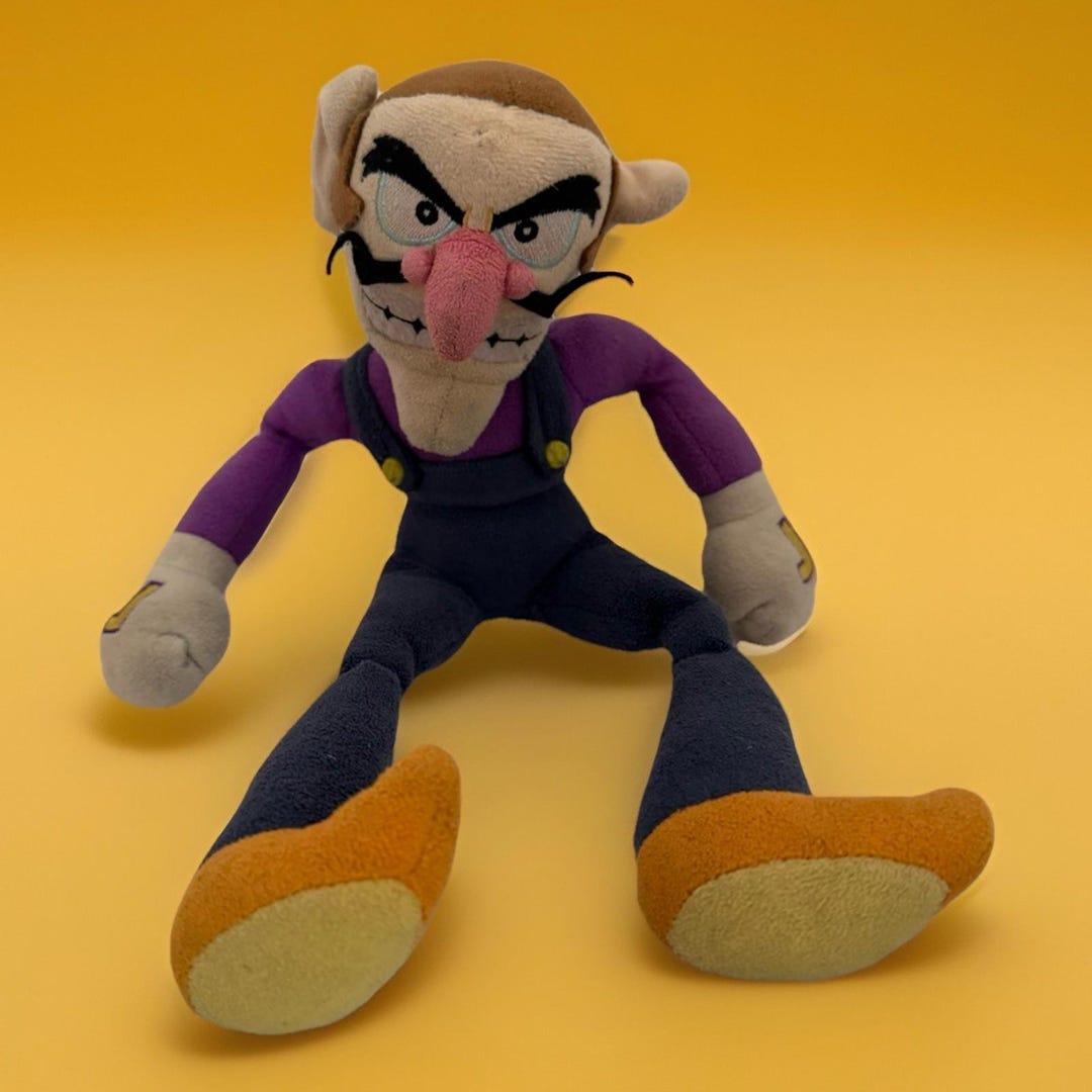 2017 Nintendo Super Mario All Star Collection 13” Waluigi Plush - USED ...