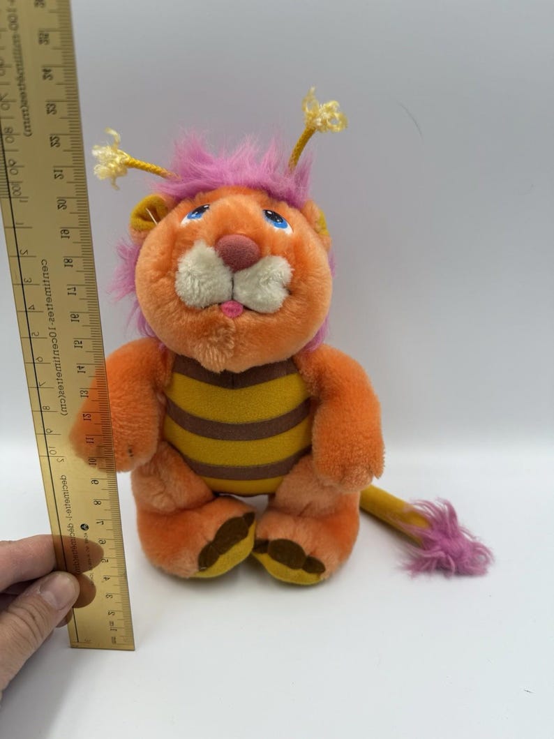 DISNEY Wuzzles Bumblelion Stuffed Plush Orange 9" 1985 - Etsy