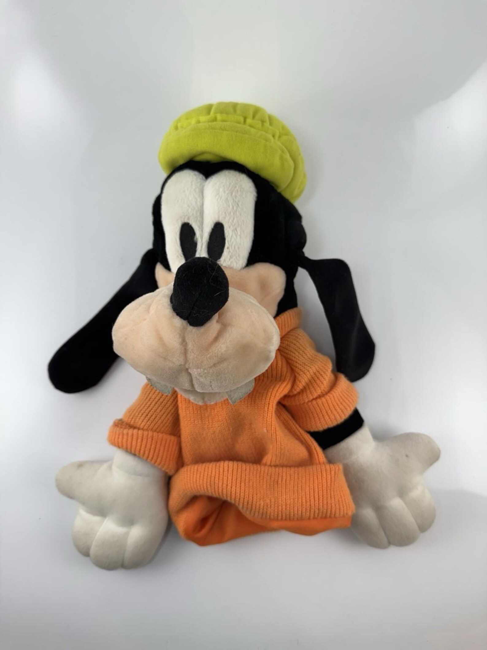 Disney Walt Disney World GOOFY Hand Puppet Plush 12” VINTAGE Disneyland ...