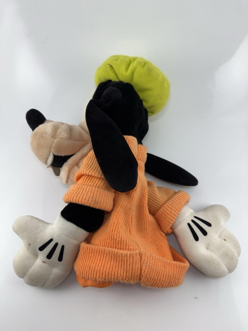 Disney Walt Disney World GOOFY Hand Puppet Plush 12” VINTAGE Disneyland ...
