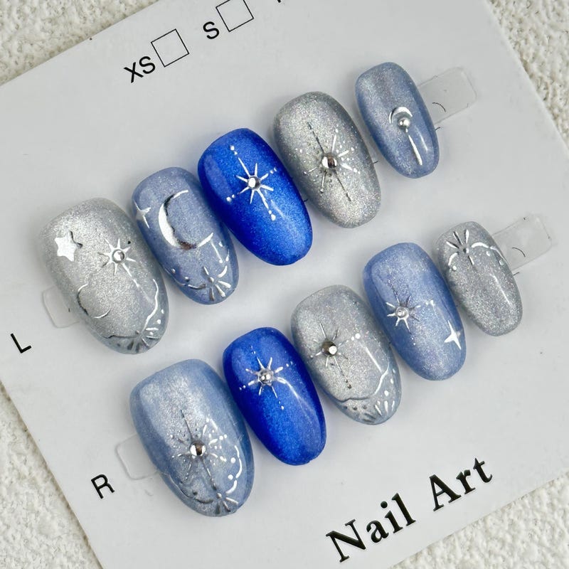 Celestial Nails - Etsy