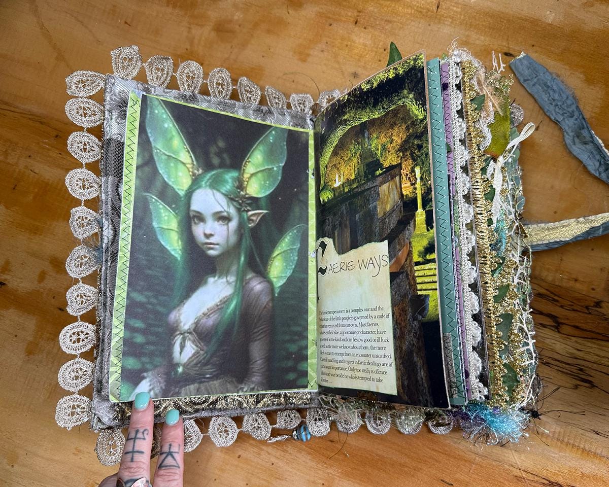 Handmade Decorative Cover Fairy Junk Journal for Journaling ...