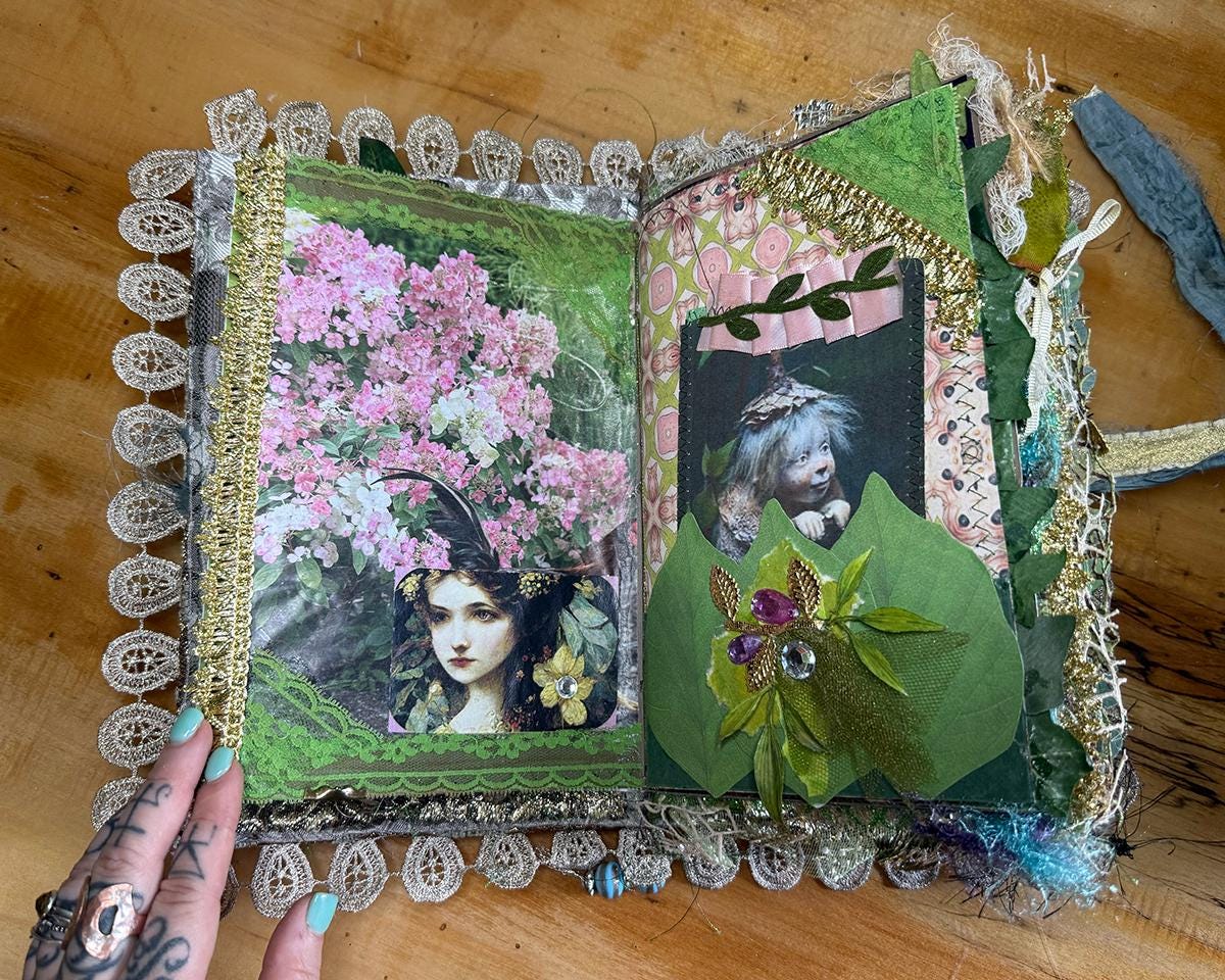 Handmade Decorative Cover Fairy Junk Journal for Journaling ...