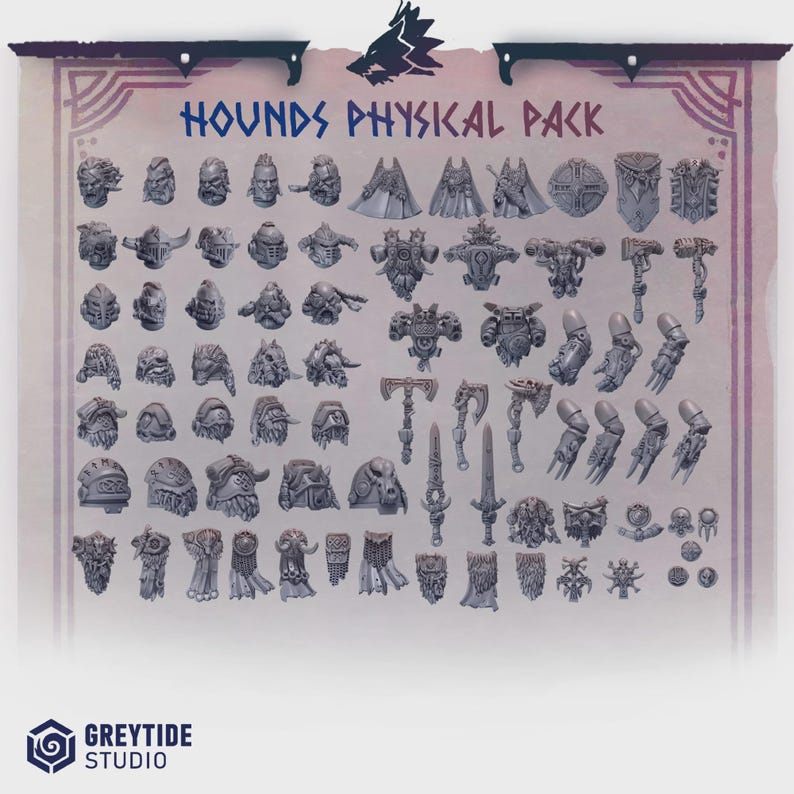 Primal Hounds | Physical Sets | 3D Printed Bits | Greytide Studios ...