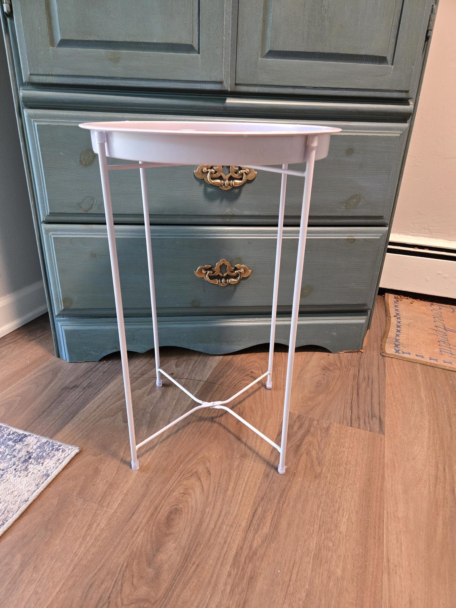 80s Nostalgia Resin Table 15 Inch Round Side Table MTV Rubik's Cube ...