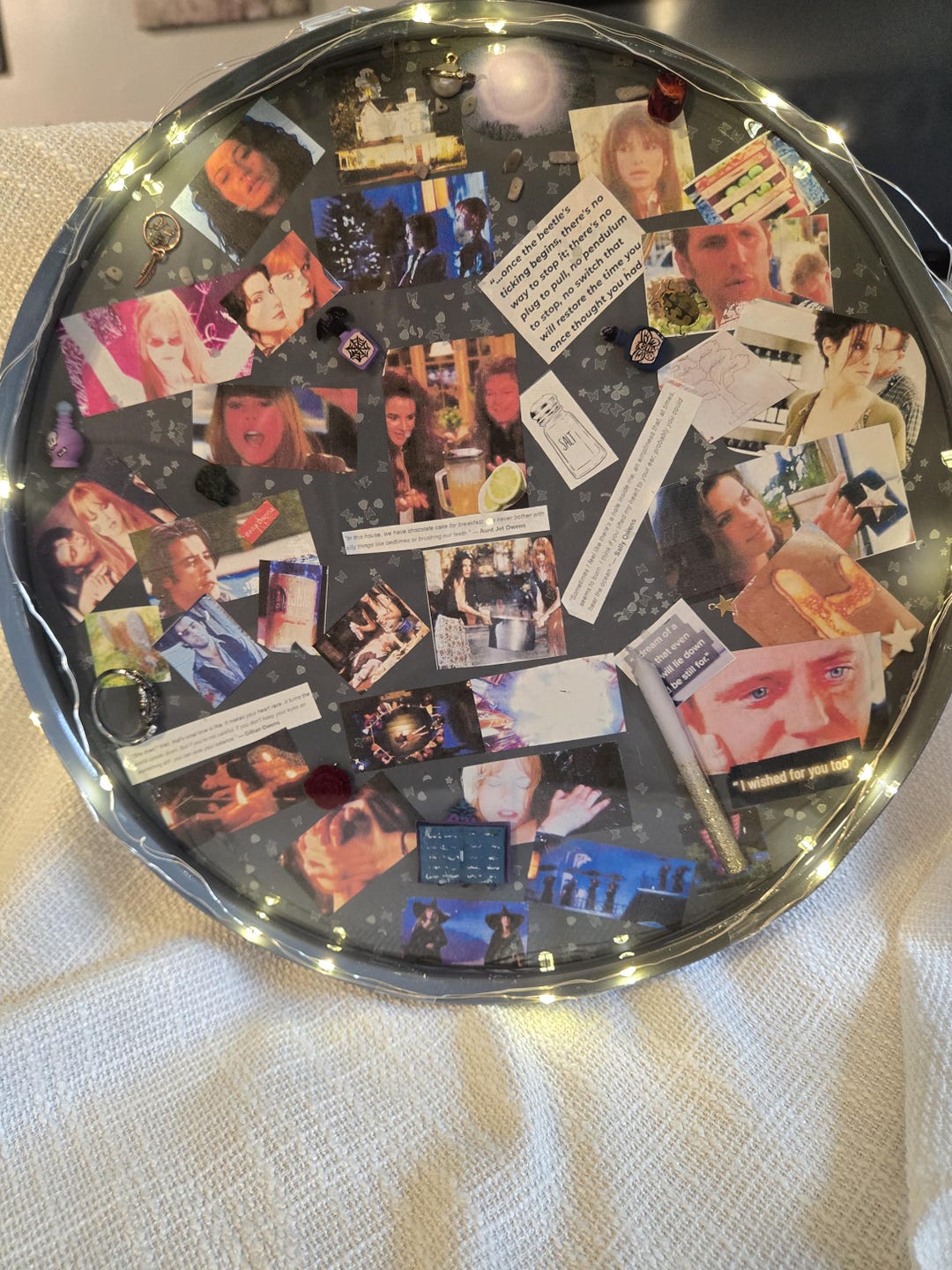 Practical Magic Movie Wall Art Set of 2 Resin Trays 12 Inch With Clear ...