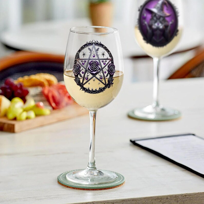 Drink up Witches Personalized Witch Wine Glass With Long Stem ...