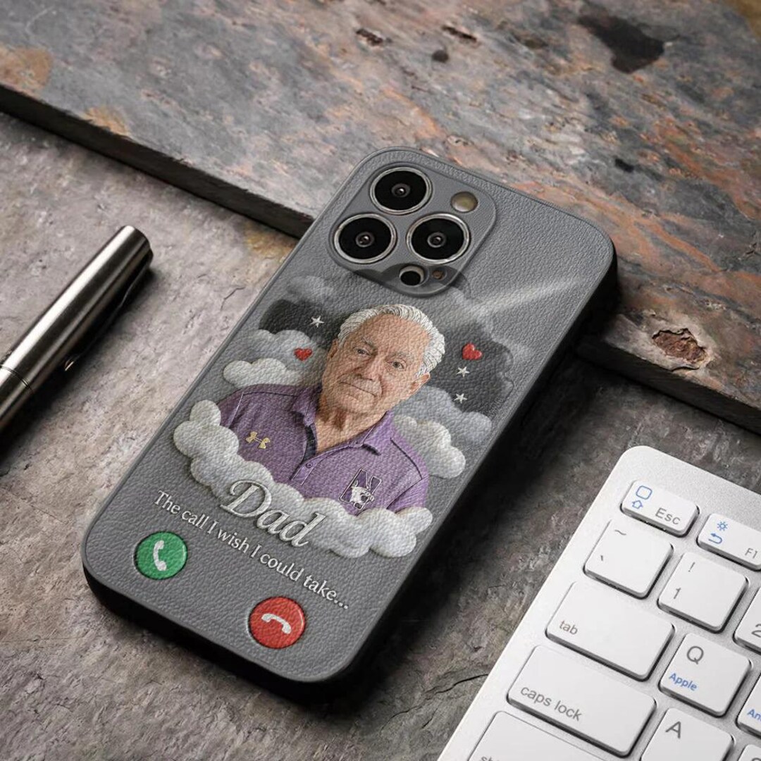 The Call I Wish I Could Take Personalized Memorial Leather Phone Case ...