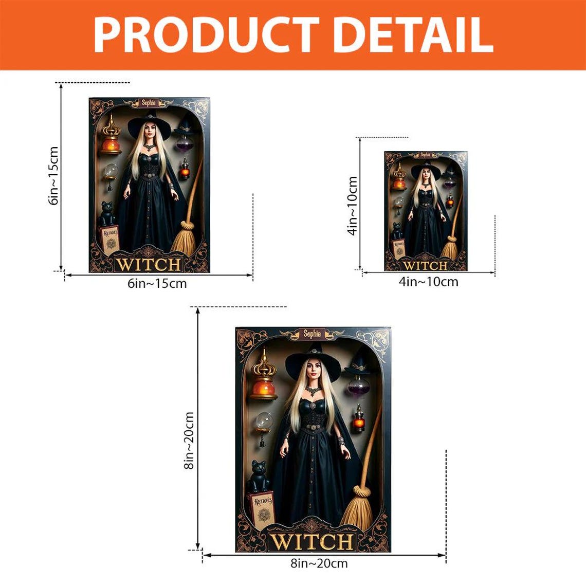 Magical Witch Personalized Witch Acrylic Plaque, Gothic Witch Room ...