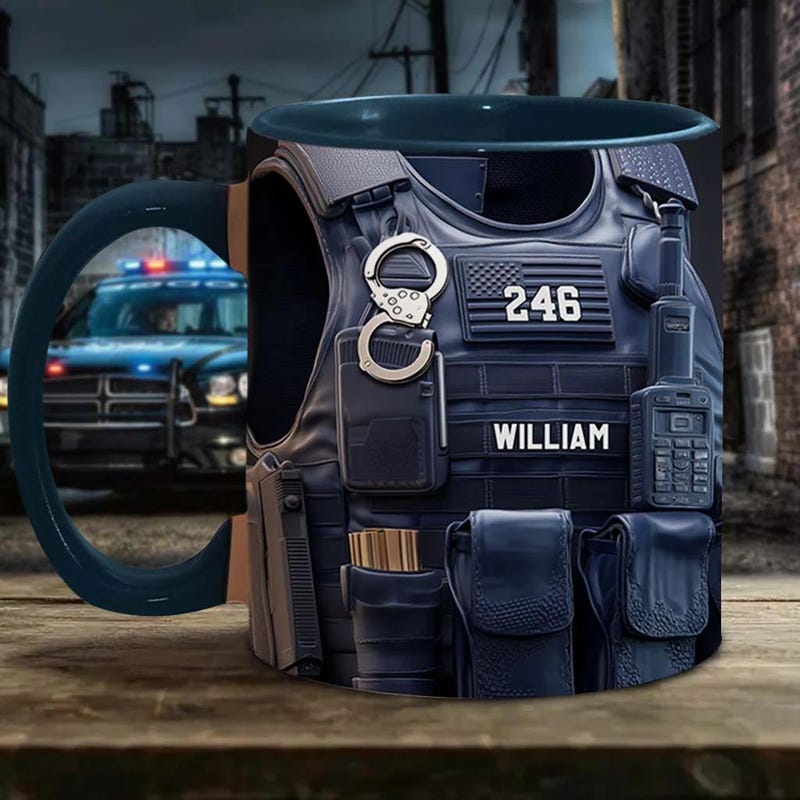 Police Coffee Mug - Etsy