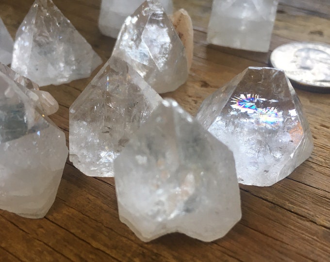 Medium Apophyllite Natural Point Pyramid Crystal | Etsy