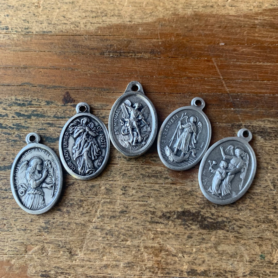 Guardian Angels Catholic Religious Medals Lot of 5 Archangels - Etsy ...
