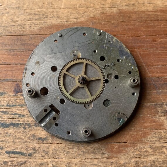 Pocket Watch Movement Rusty Watch Part Gear - Etsy
