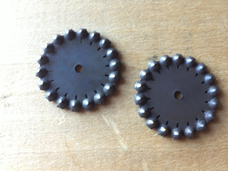 Vintage Rhinestone Jet Swarovski Circle Gear Flower Cog Lot of | Etsy