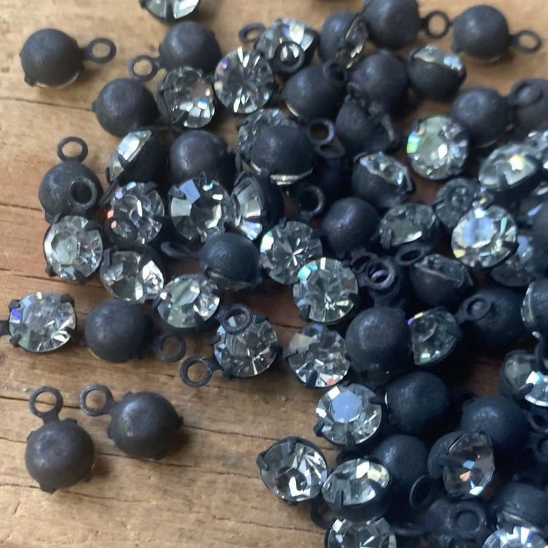 Rhinestone Ball Vintage - Etsy