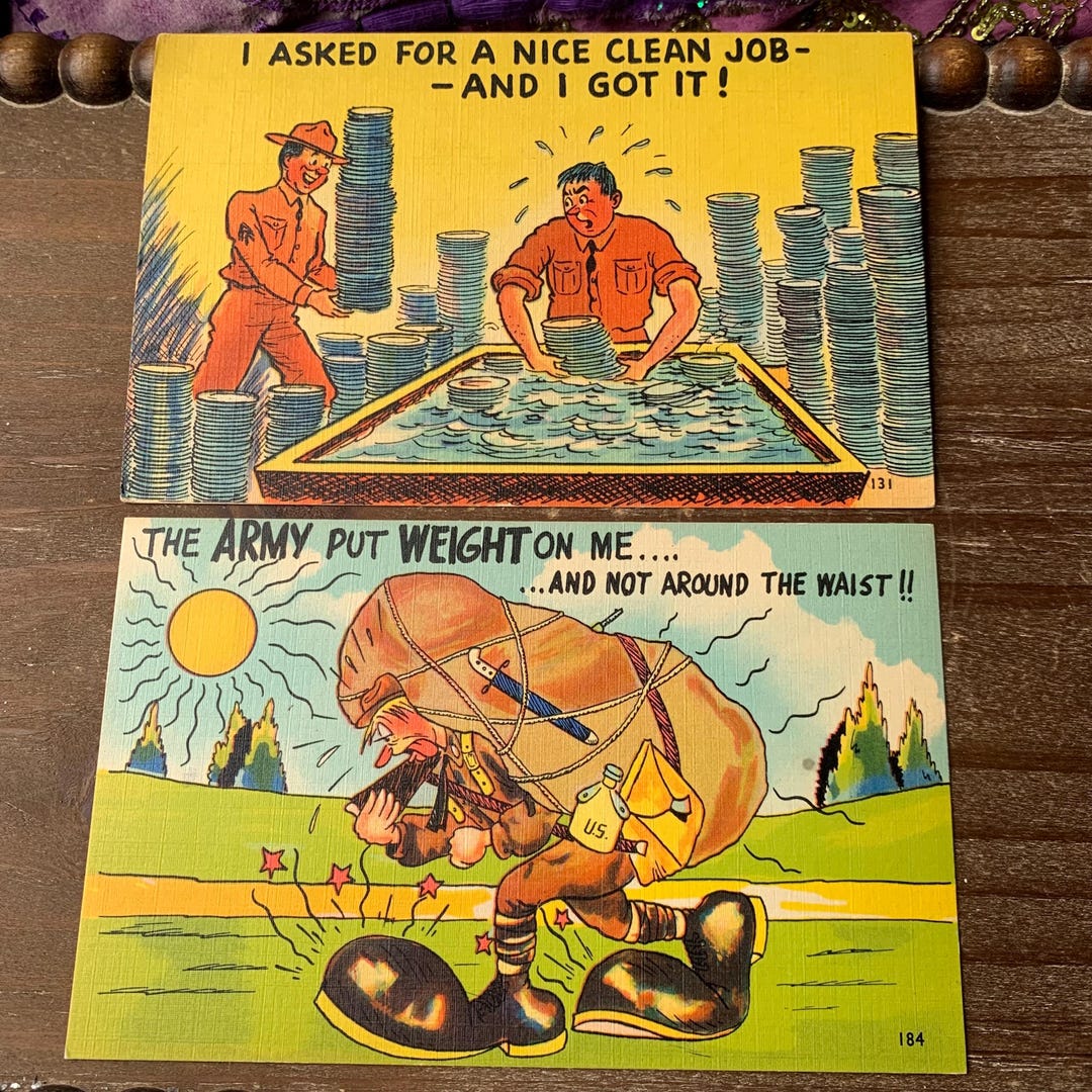 Vintage WW2 Postcards Lot of 2 - Etsy