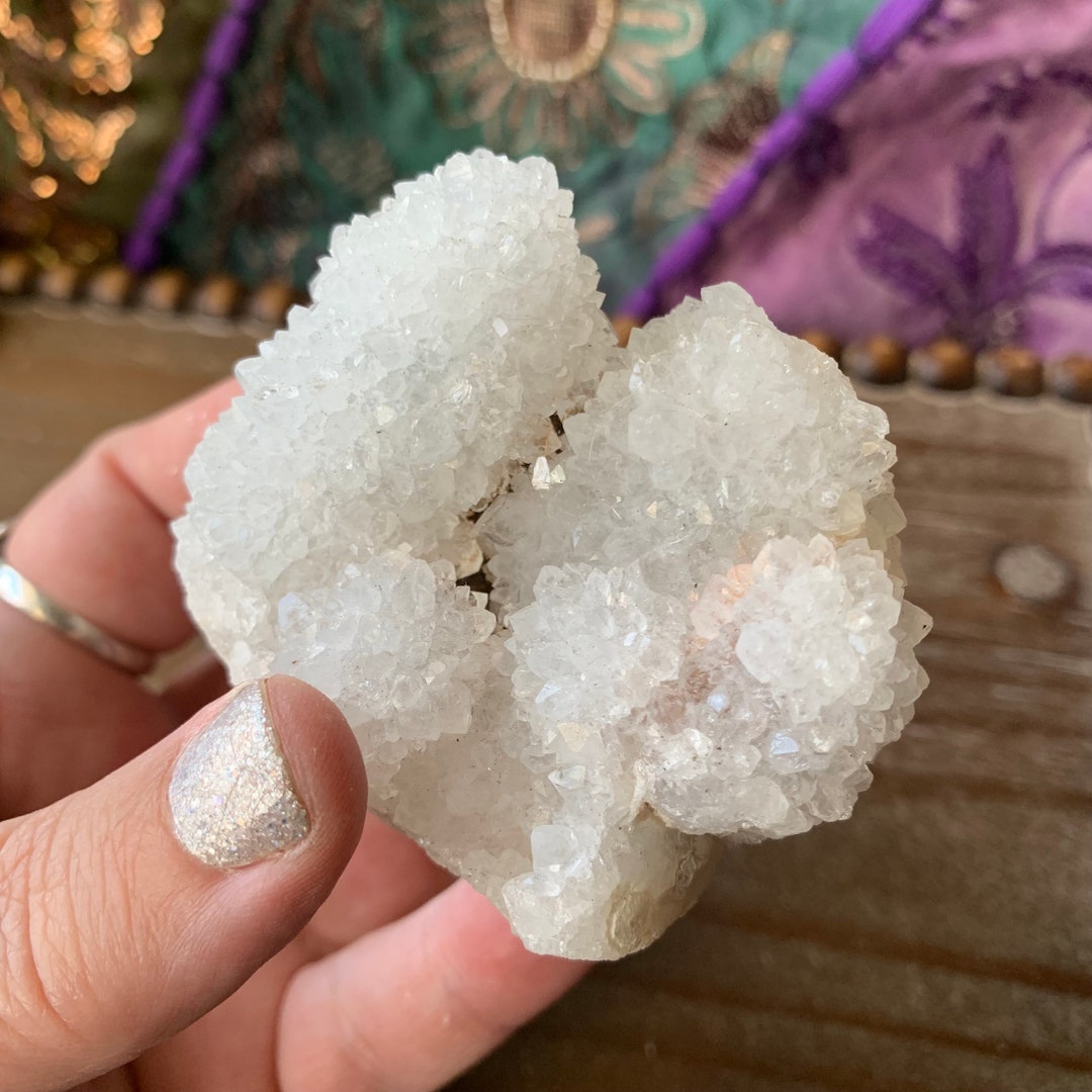 Natural Druzy Cluster Quartz Fossilized Coral Stalagmite India - Etsy