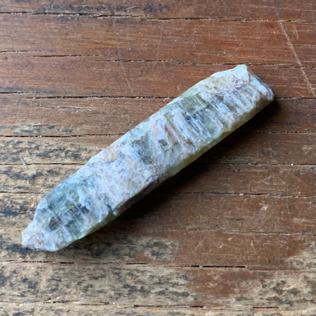 Green Kyanite Specimen Raw Rough Crystal - Etsy