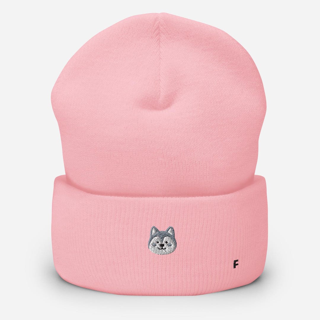 Custom Embroidered Hat - Cozy Winter Beanie With Personalized Husky ...