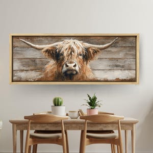 Long and Narrow Cow Print - Etsy