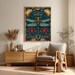 Dragonfly William Morris Style Canvas | Intricate Arts & Crafts ...