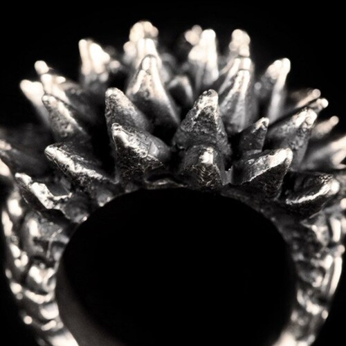 Sterling Silver Spike Ring - Etsy