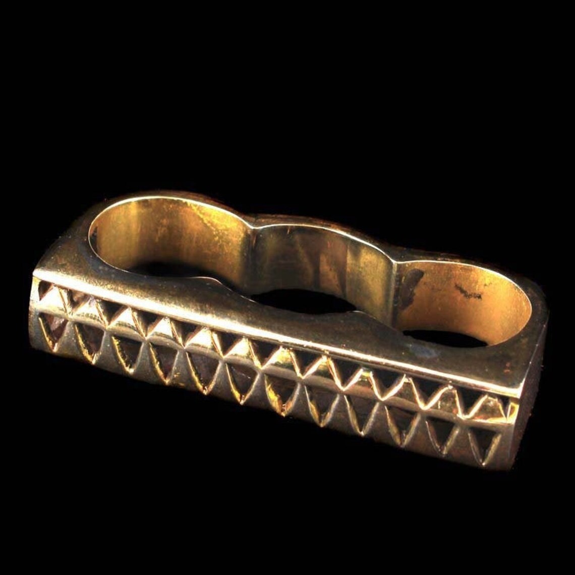 Mens Multifinger Ring Mens Triangle Ring Mens Brass Ring | Etsy