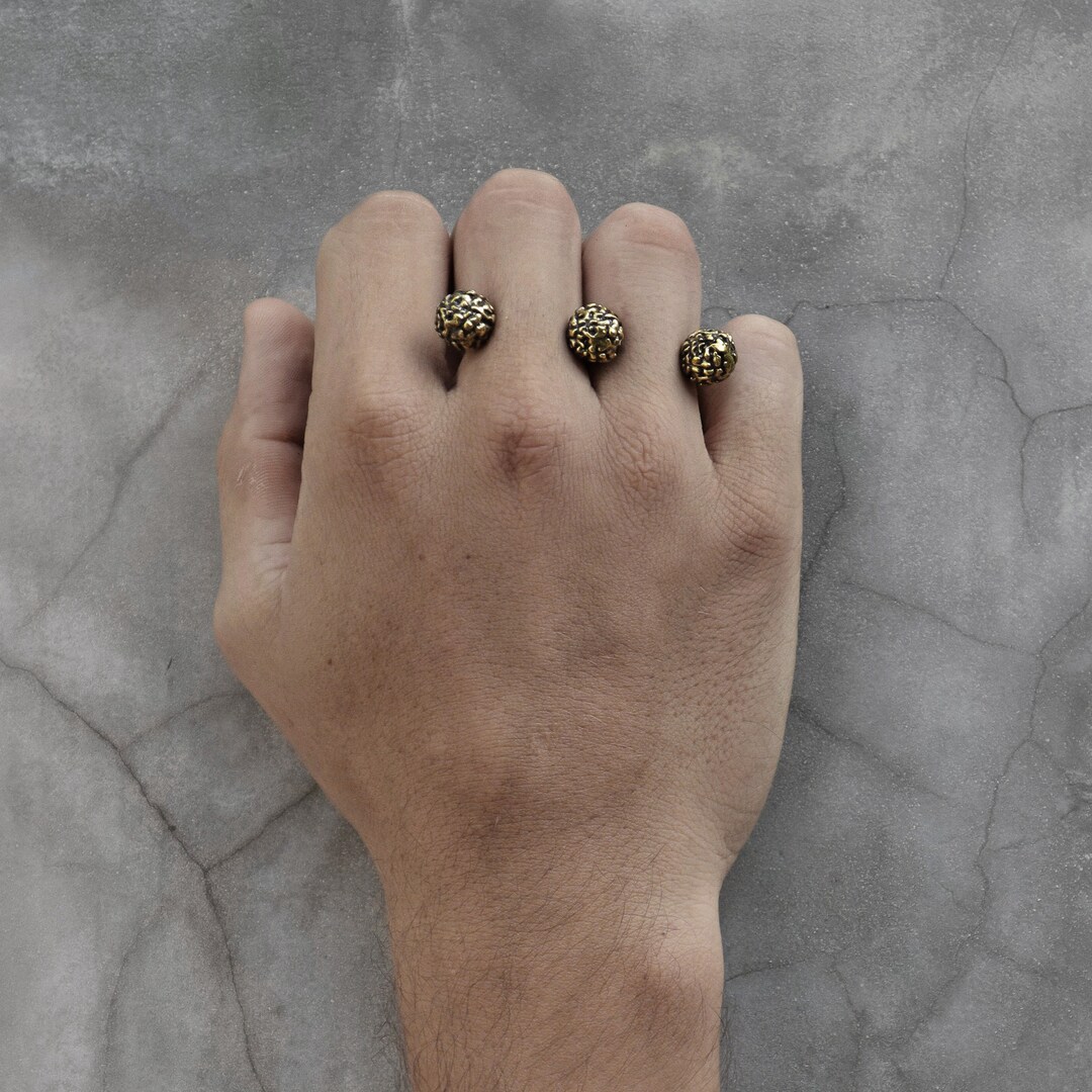 Mens Ring, Mens Multifinger Ring, Mens Jewelry, Mens 3 Finger Ring ...