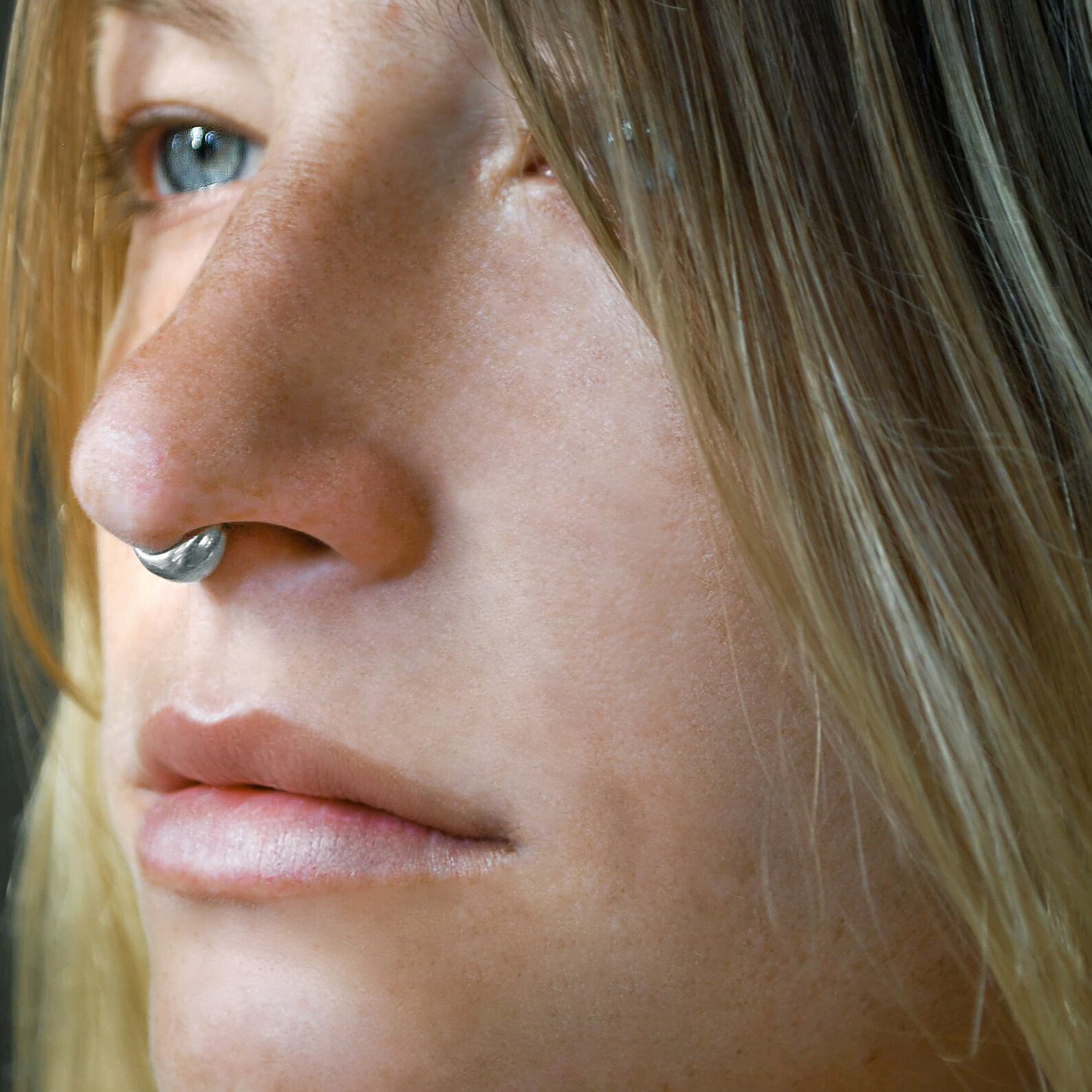 Gold Septum Ring Septum Ring Septum Clicker Snug Gold | Etsy