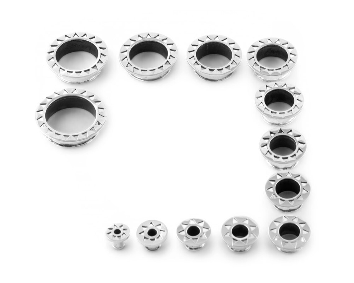 Triangle Tunnels Gauged Body Jewelry Plugs Body Piercing | Etsy