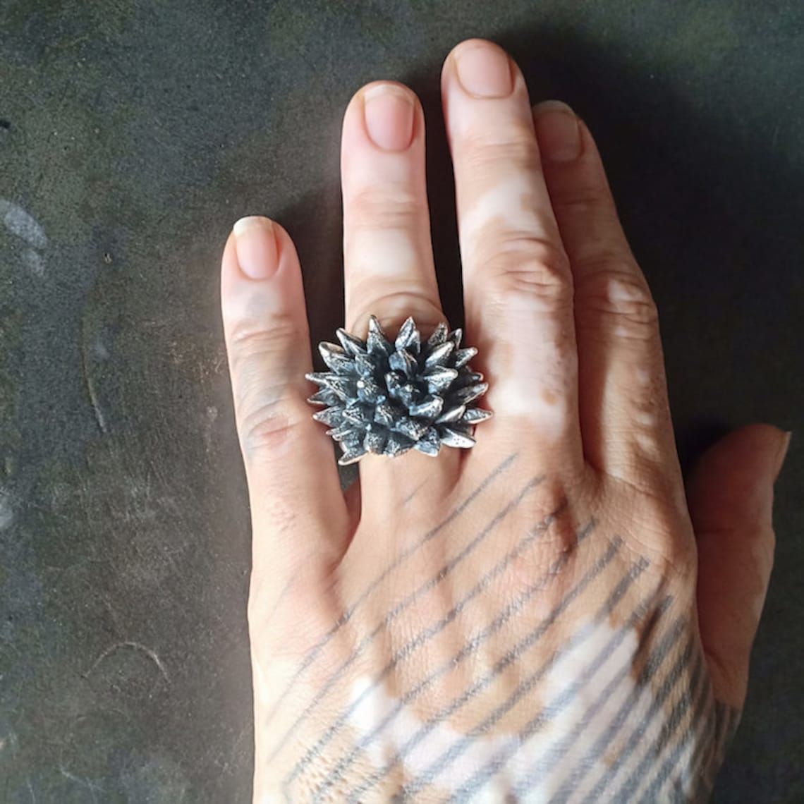 Sterling Silver Ring Mens Silver Ring Spike Ring Silver - Etsy Sweden