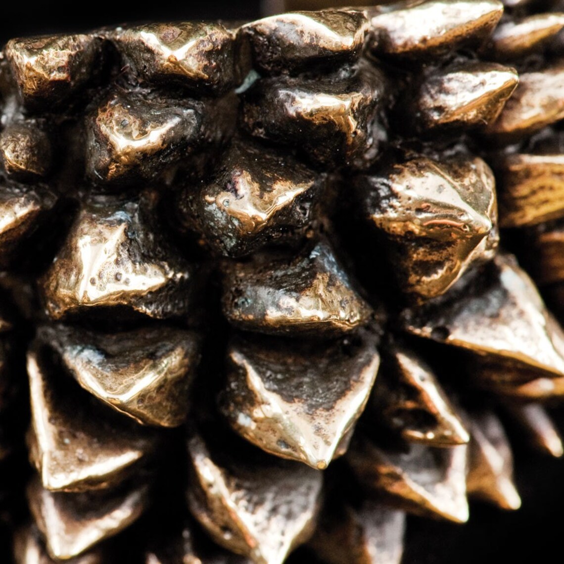 Spike Cuff Gold Spike Cuff Chunky Metal Cuff Punk Spike | Etsy