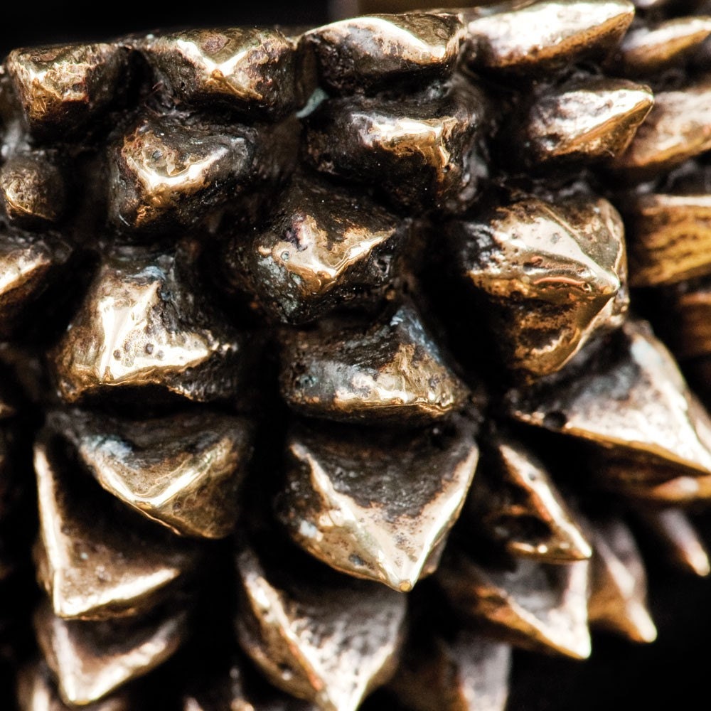 Spike Cuff Gold Spike Cuff Chunky Metal Cuff Punk Spike | Etsy