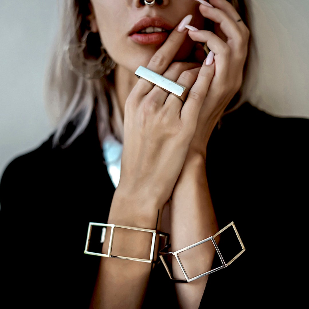 Sterling Silver 925 Ring, Multi Finger Ring, Triple Finger Ring, Three ...