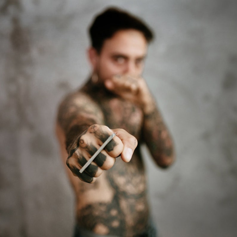 Mens Silver Multifinger Ring Mens Silver Multifinger Ring | Etsy