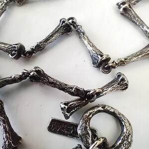 Silver Bone Necklace Small, Necklace Silver, Silver Chain, Bone ...