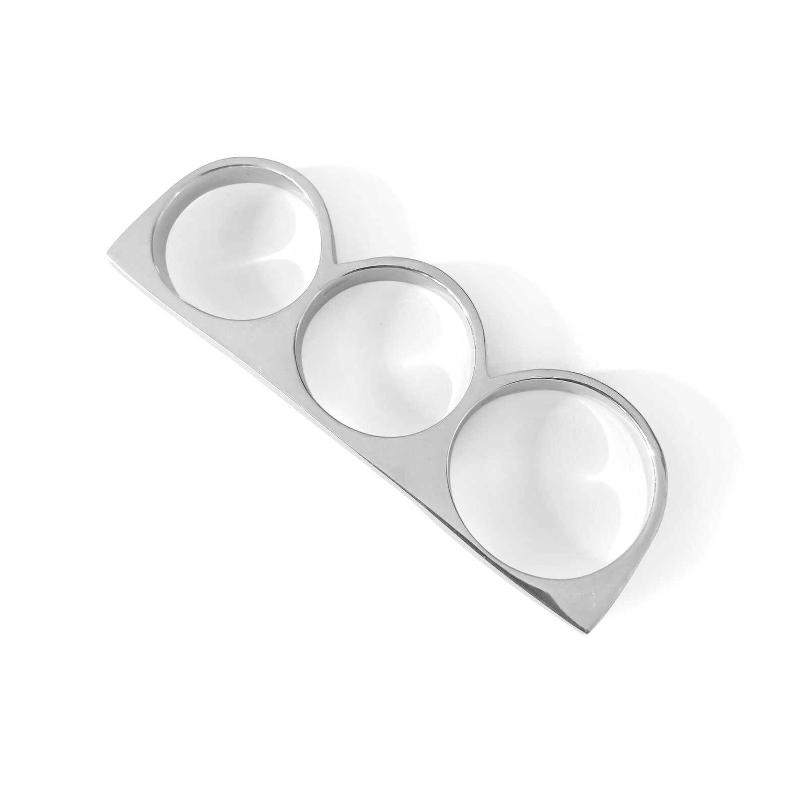 Mens Silver Multifinger Ring Mens Silver Multifinger Ring | Etsy