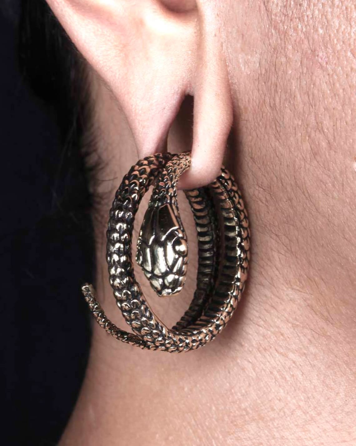 Ouroboros Ear Weights Snake Ear Weights Snake Earrings | Etsy