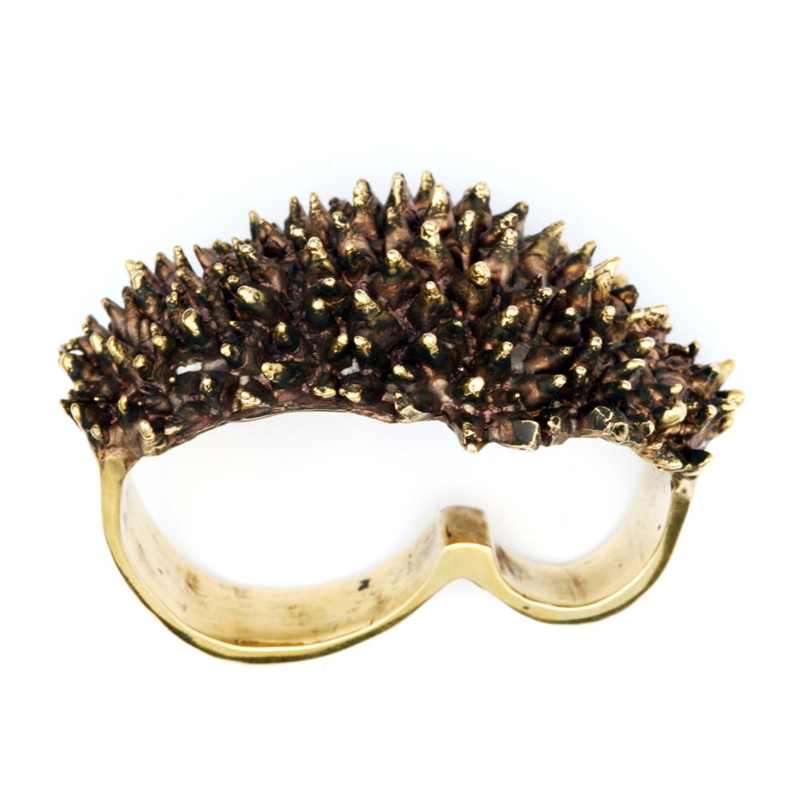 Spike Ring, Multifinger Ring, Gold Ring, Chunky Ring, Big Ring, Durian ...