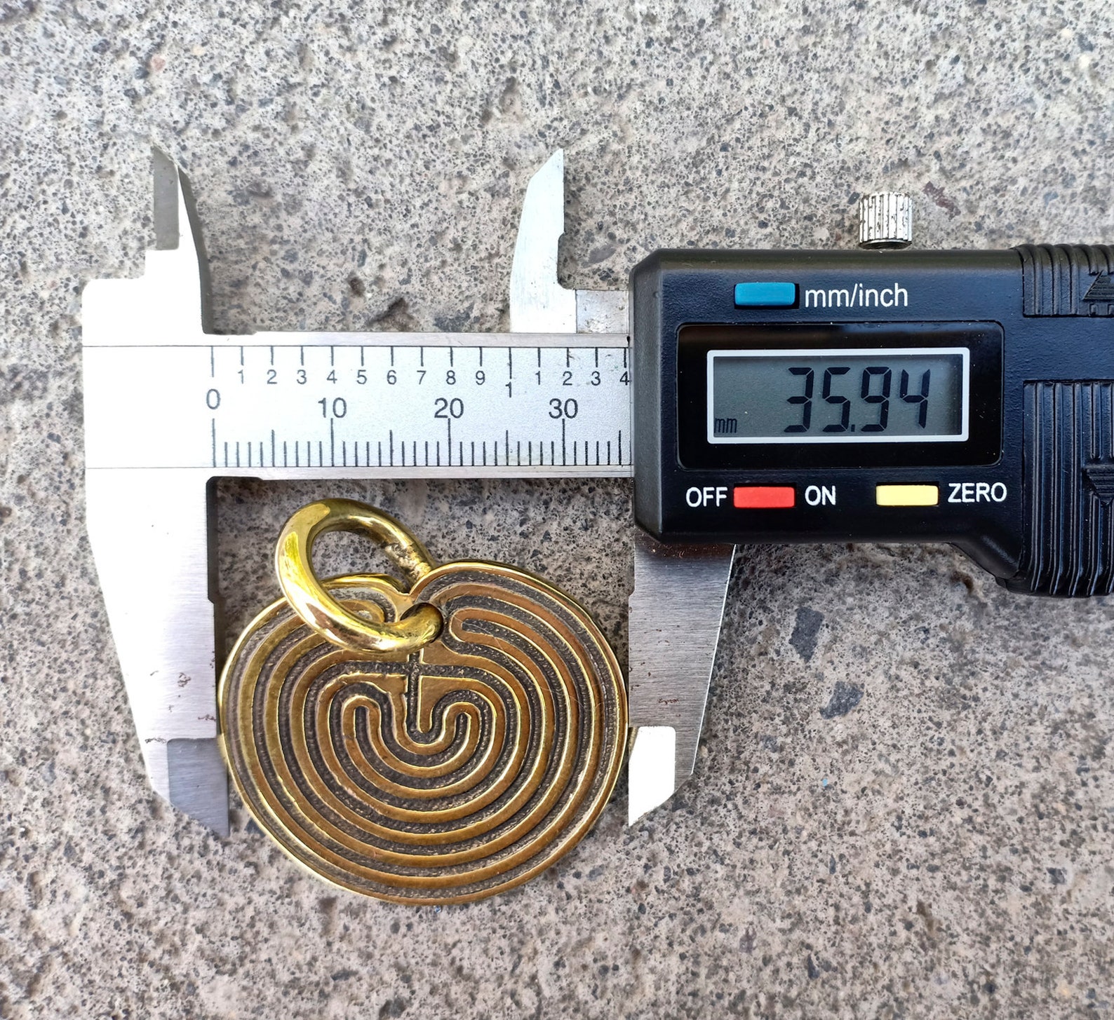 Labyrinth Labyrinth Pendant Mystical Jewelry Witchy | Etsy