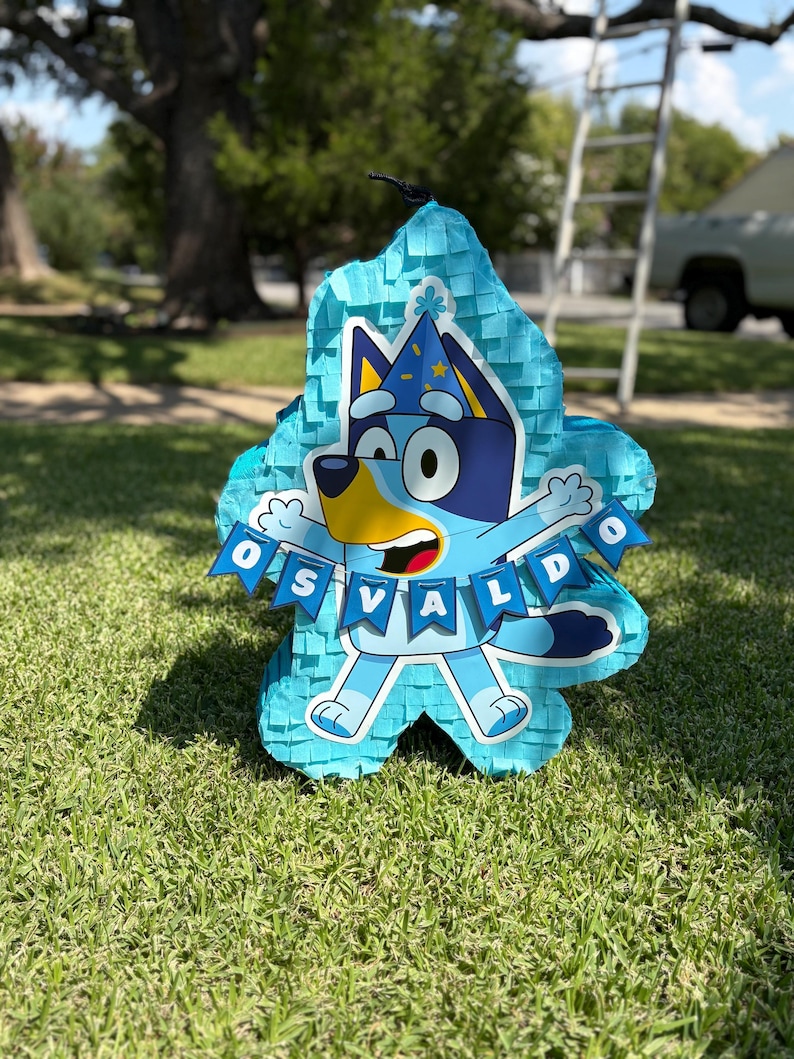 Blue Dog Inspired Piñatas, Mini Piñata and Big Pinata - Etsy
