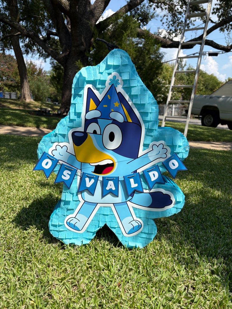 Blue Dog Inspired Piñatas, Mini Piñata and Big Pinata - Etsy