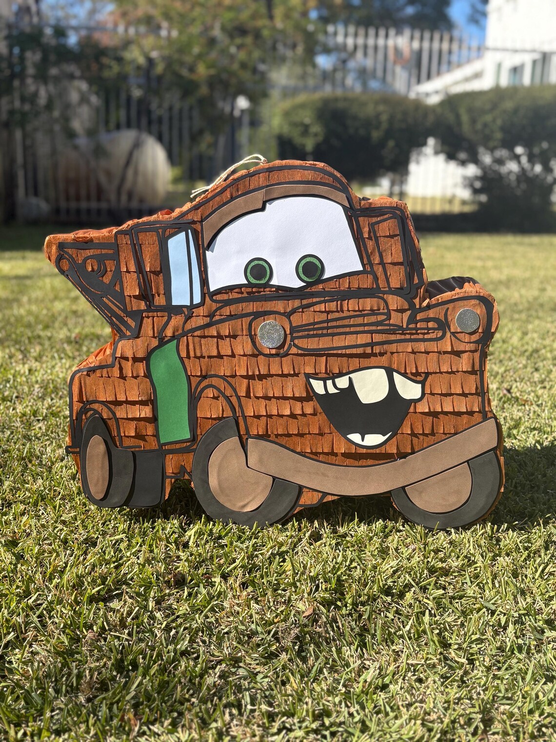 Tow Mater Piñata, Cars - Etsy