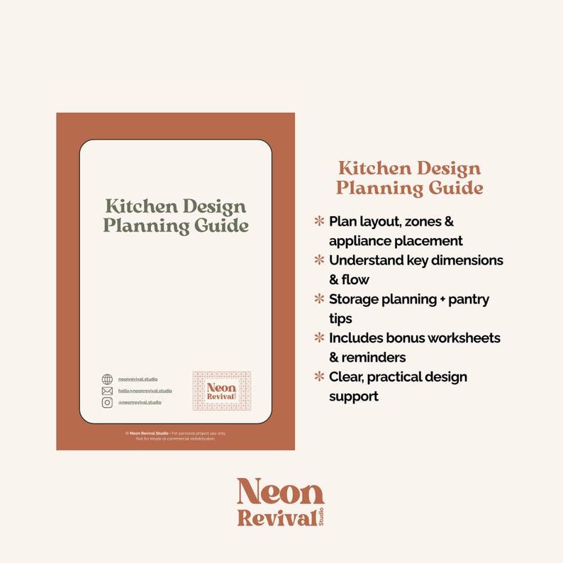 Kitchen Design Planning Guide • Layout Tips, Workflow Planning ...