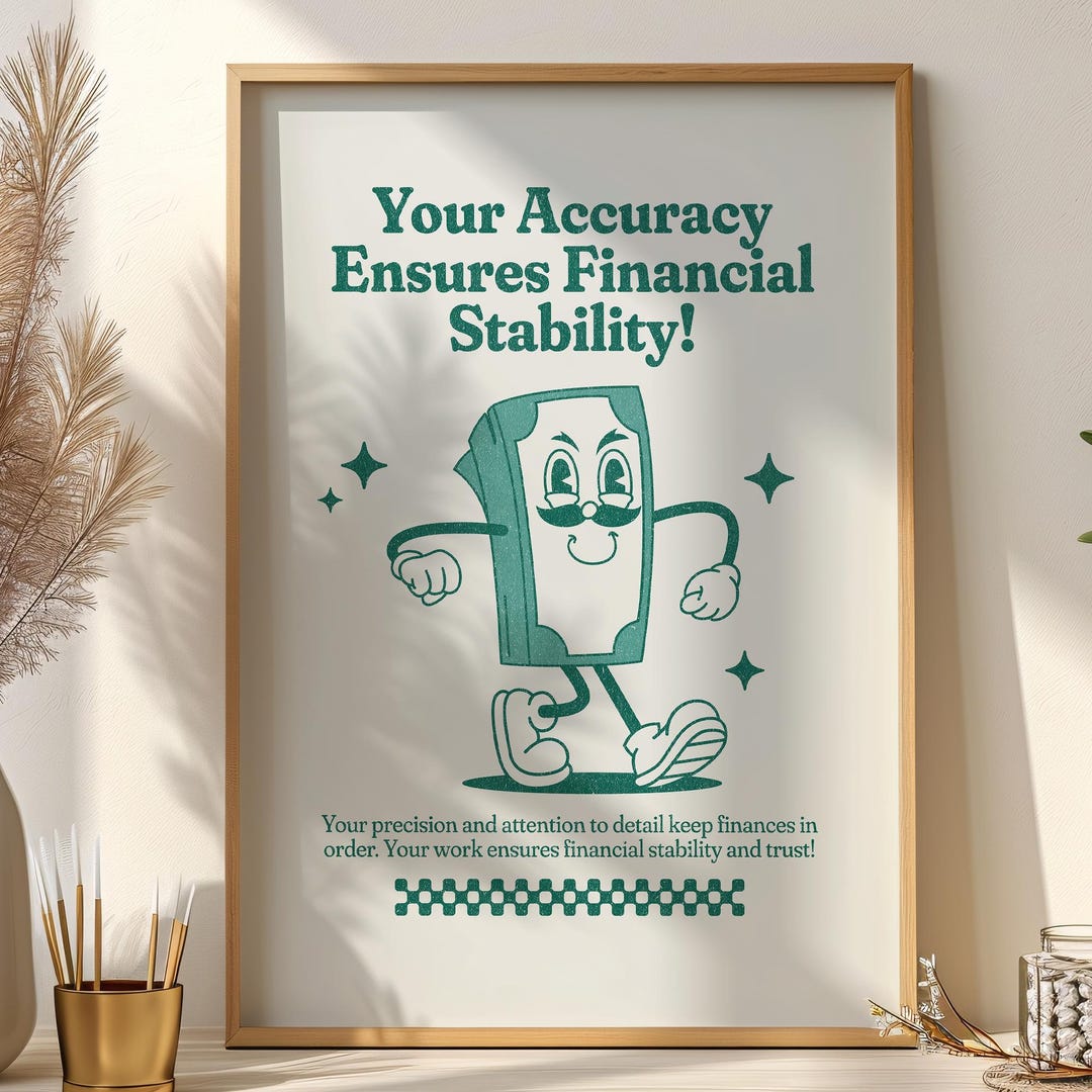 Accountant Office Decor: Inspirational Quote Art Print (digital ...