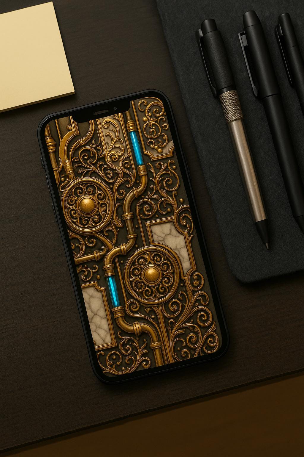 Biomechanical Phone Wallpapers | Futuristic Steampunk Digital ...