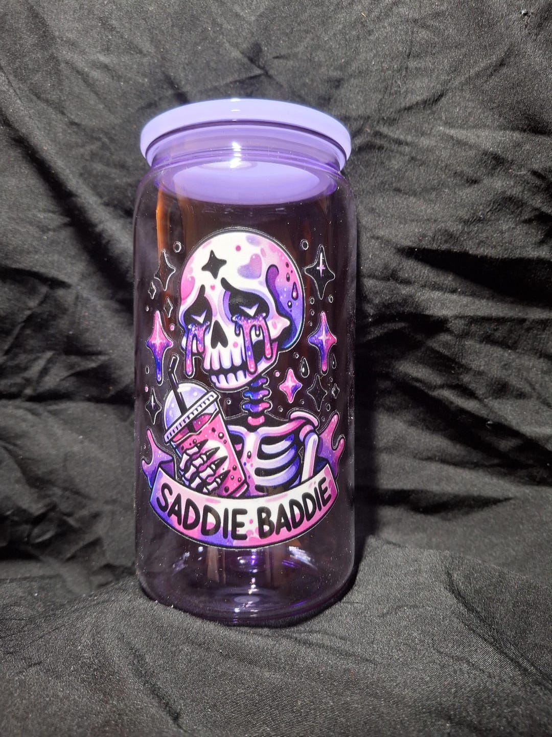 Purple Plastic Saddie Baddie - Etsy