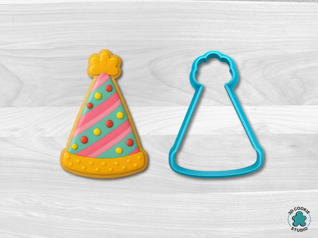 Party Hat Cookie Cutter: Festive Birthday Sugar Cookies - Etsy