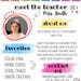 Meet the Teacher | Digital Download | Teacher Introduction | Instant ...