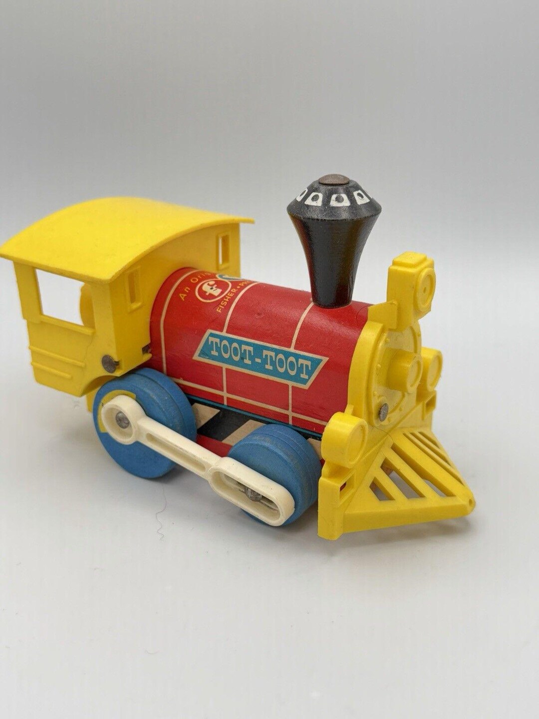 Vintage Fisher Price Toot-toot Train Engine Wooden Pull Toy 1950s 1960s ...